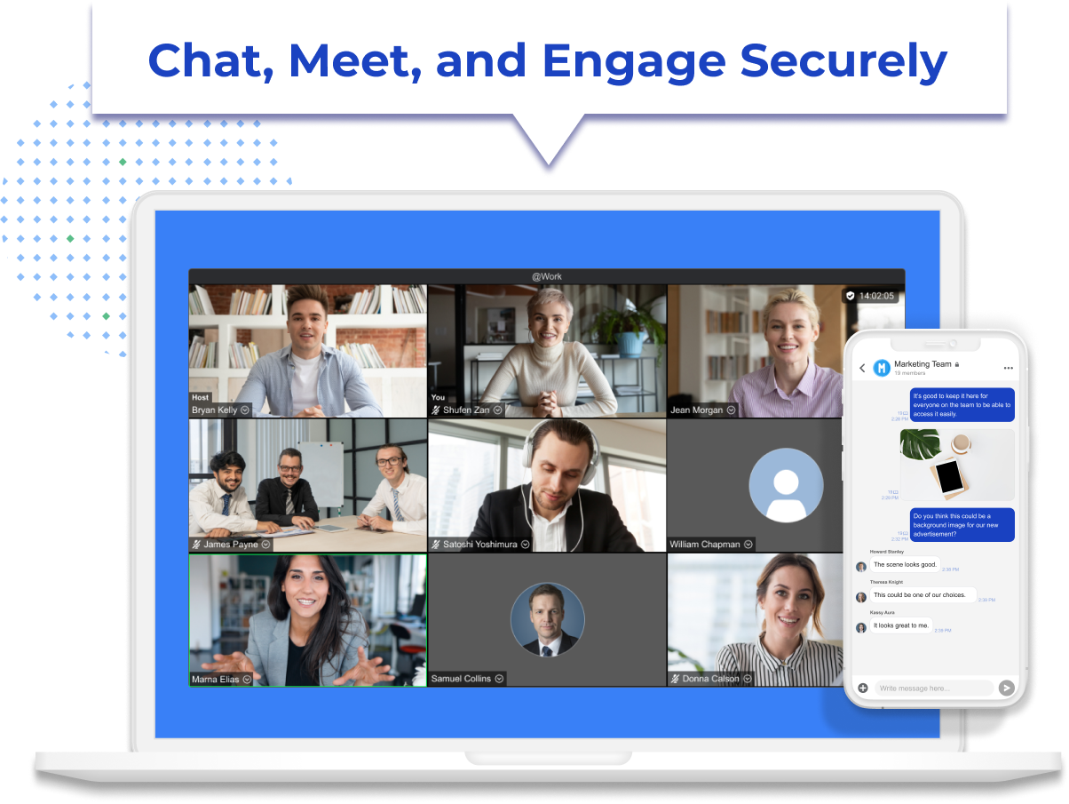 Internal Communications Tool with End-to-End Encrypted Chat